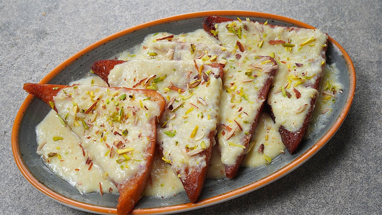 Creamy shahi tukda recipe | Eid special dessert shahi tukra recipe ...