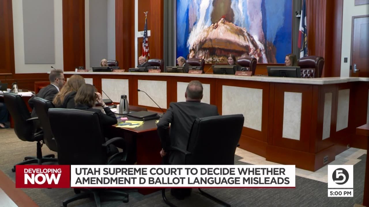 Utah Supreme Court to decide the fate of constitutional Amendment D ...