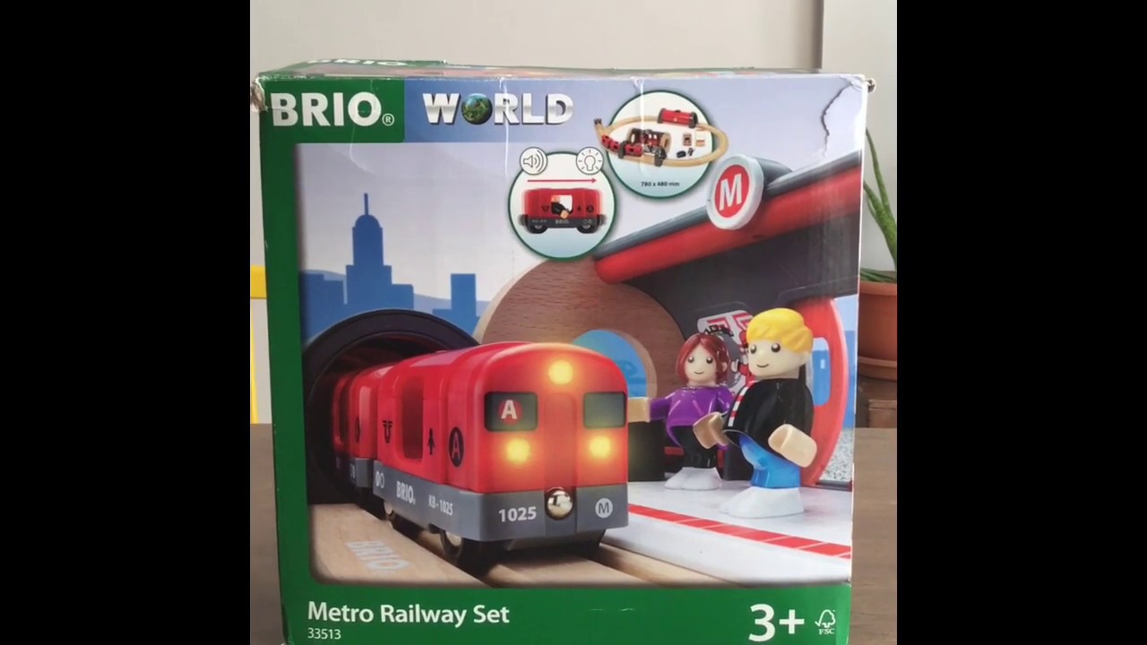 Brio Metro Railway Set 33513 - YouTube
