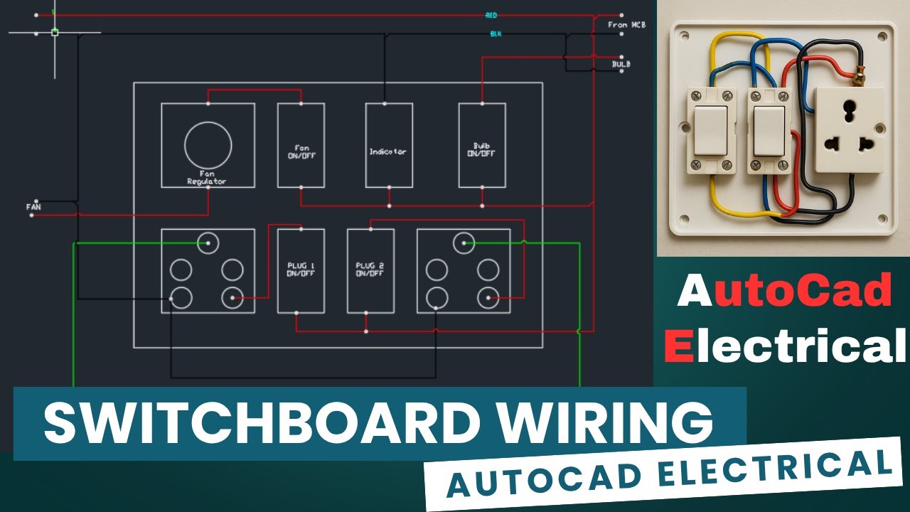 Switchboard Wiring in AutoCAD Electrical | Complete Wiring Diagram ...
