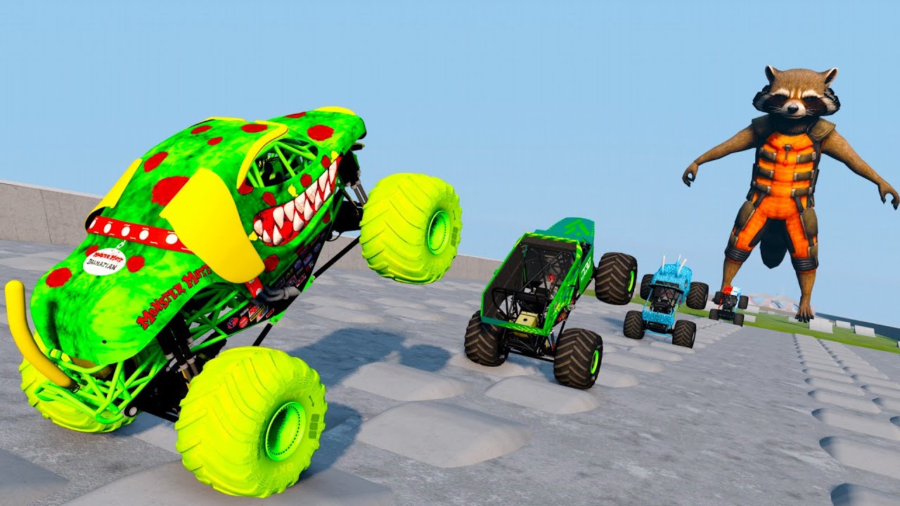 BNG Ultra - Epic High-Speed Monster Trucks Crazy Jumps & Crashes #010 ...