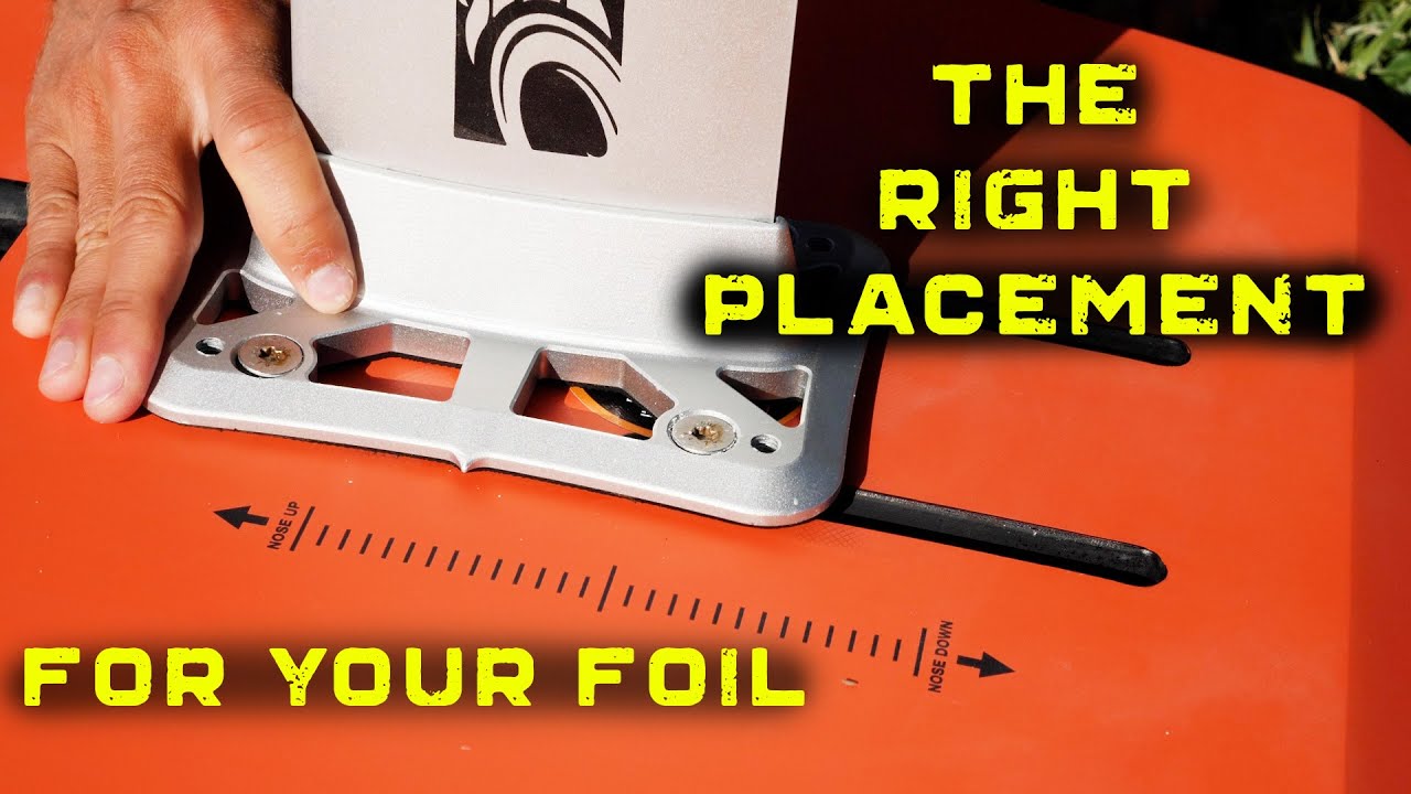 How to place your foil on your board - YouTube
