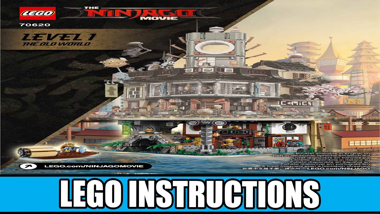 LEGO Instructions - The LEGO Ninjago Movie - 70620 - NINJAGO City ...