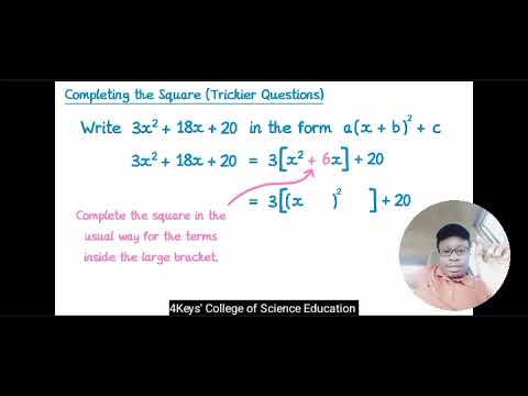 Completing the square and solving quadratic equations - YouTube