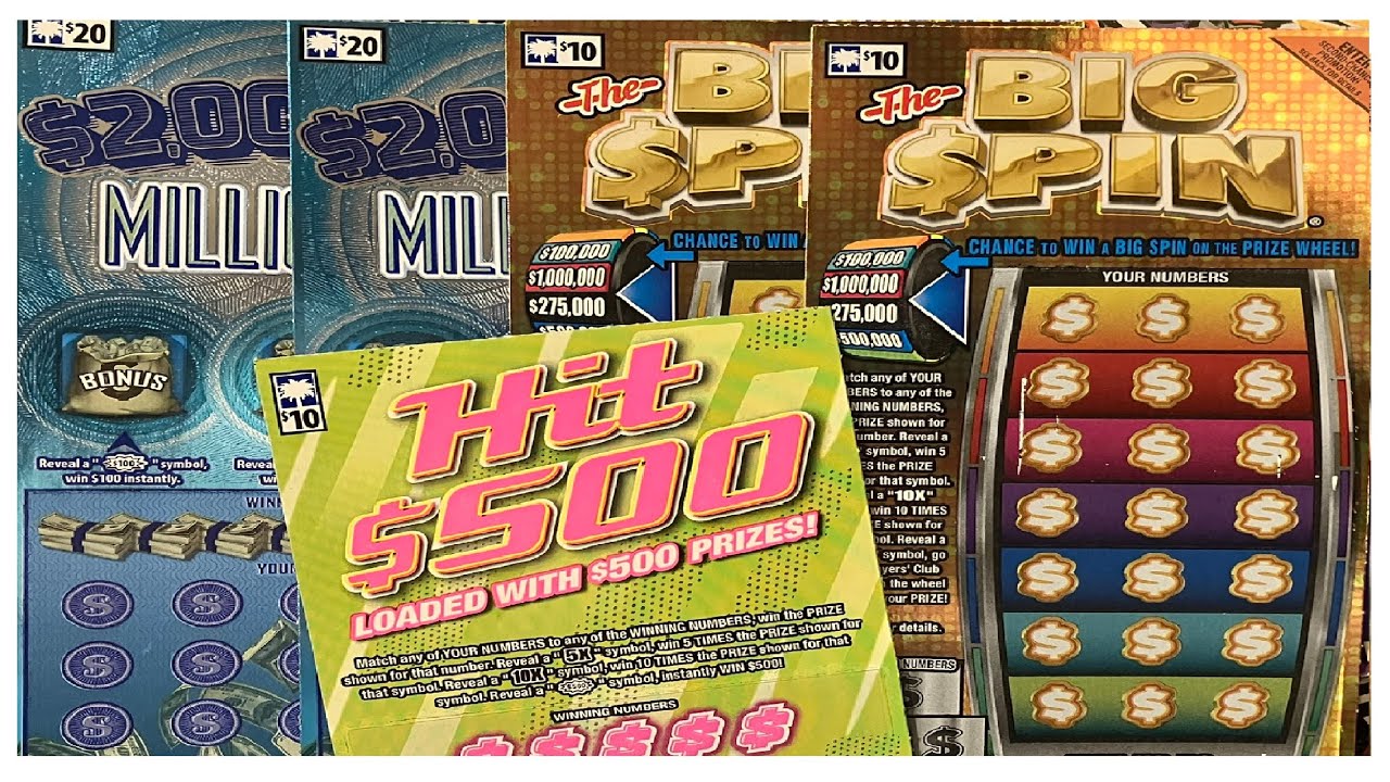 SC Newly Loaded Hit $500.00 & $2,000,000.00 Millionaire SC Scratch Off ...