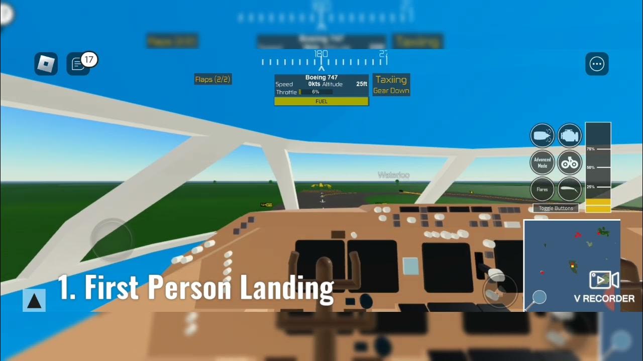 4 Types of Landings in PTFS, Roblox Part 2 - YouTube