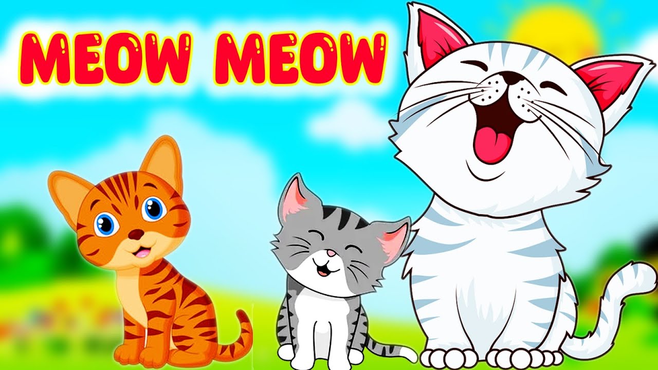 Meow Meow Billi Karti | Hindi Rhyme For Kids | म्याऊ म्याऊ | Balgeet In ...