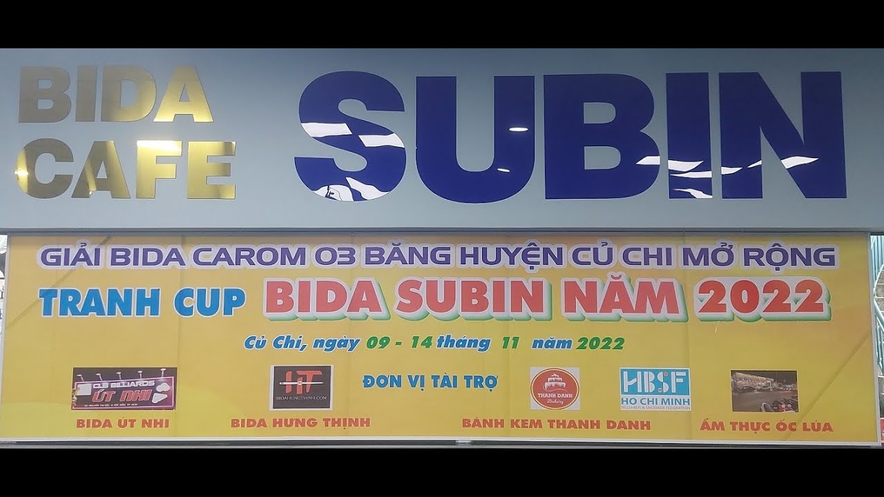 Thanh Phương vs Văn Bình | Giải Billiard 3C Cúp Bida Subin năm 2022 ...