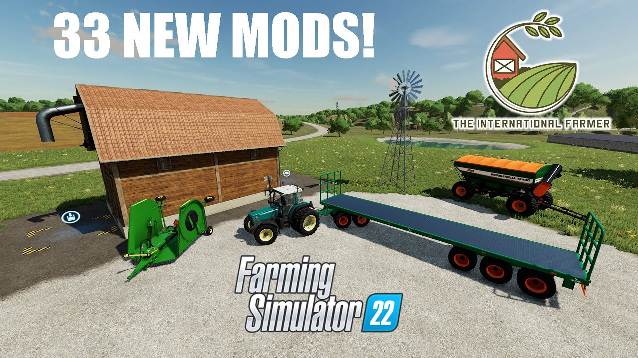 33 New and updated FS22 Cross Platform Mods! (Old Stream Map update ...