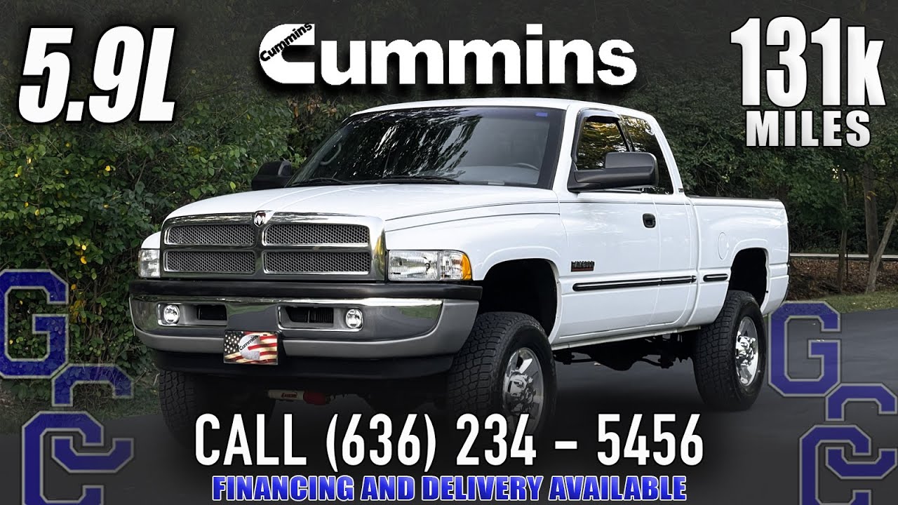 5.9 Cummins For Sale: 1999 Dodge Ram 2500 Laramie 4x4 Diesel With Only ...