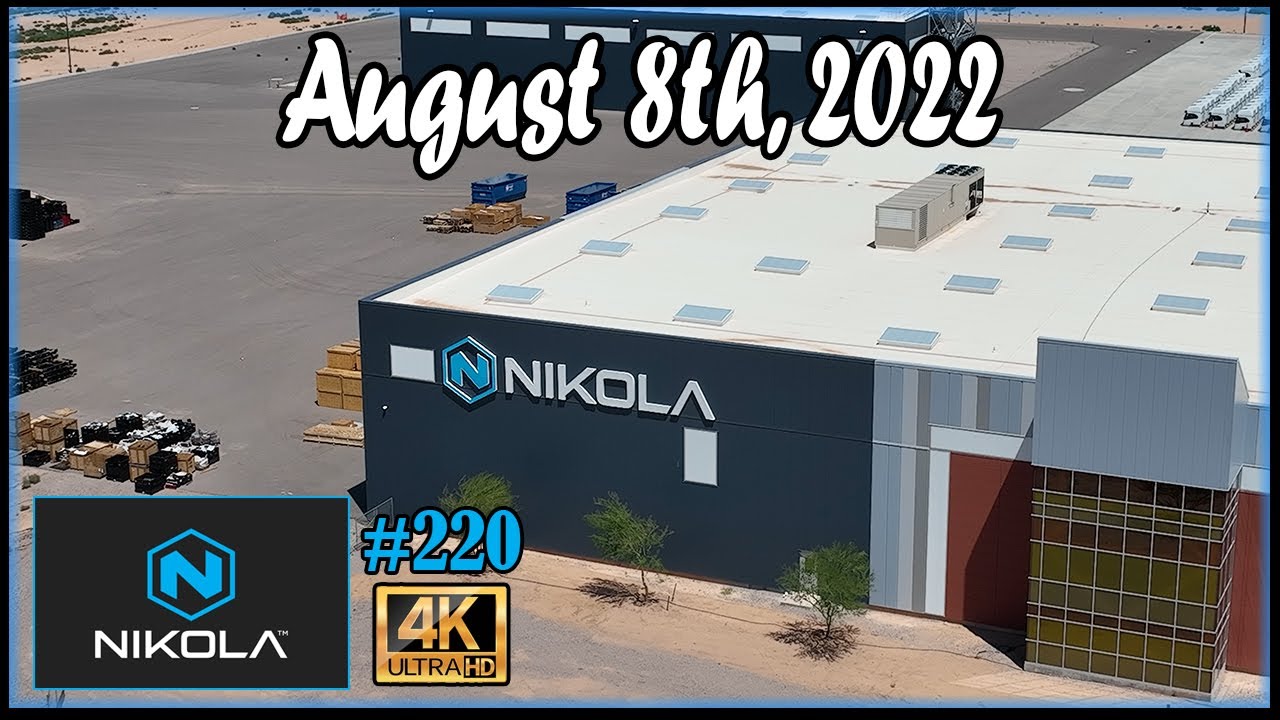 Nikola Semi Factory Construction Site August 8th, 2022 | Drone Footage ...