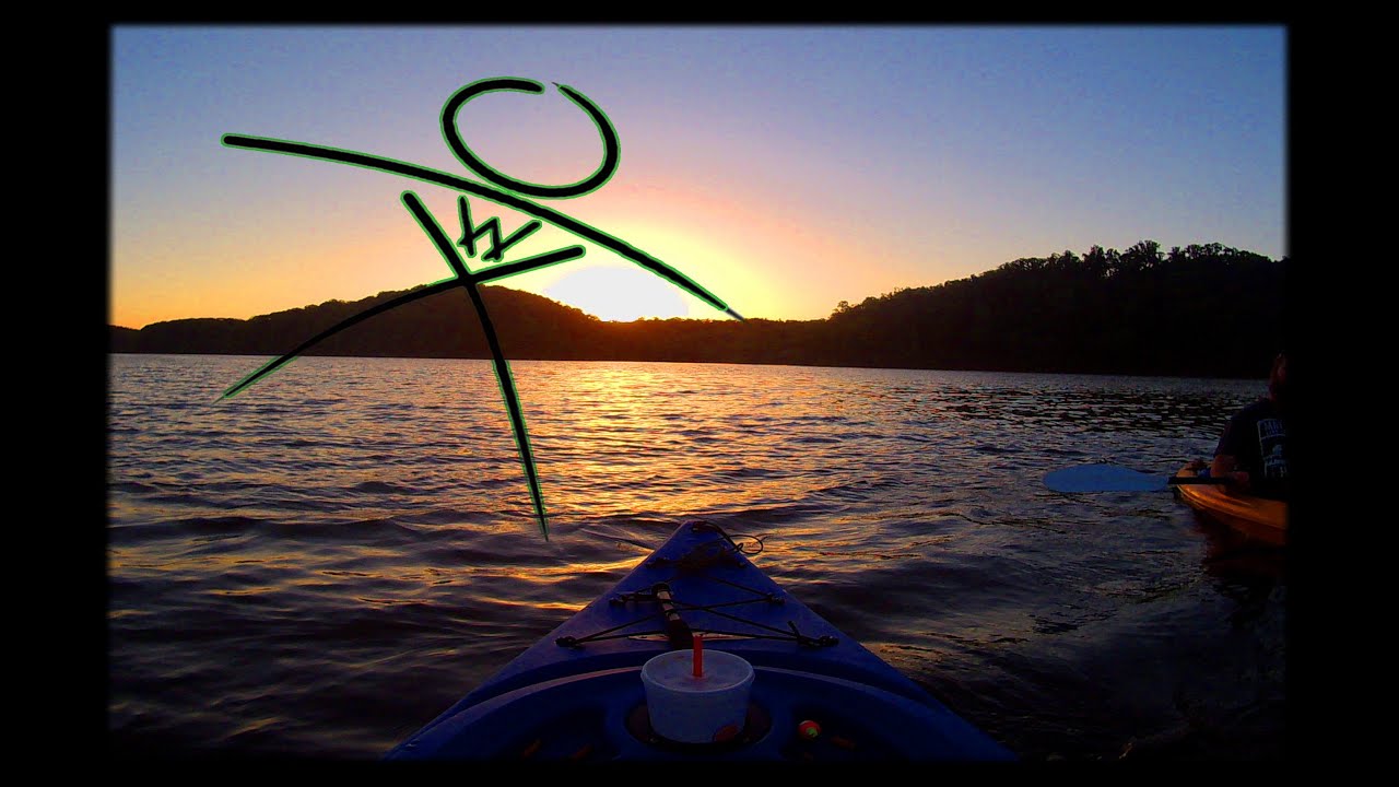 Kayaking on Lake Wappapello - YouTube