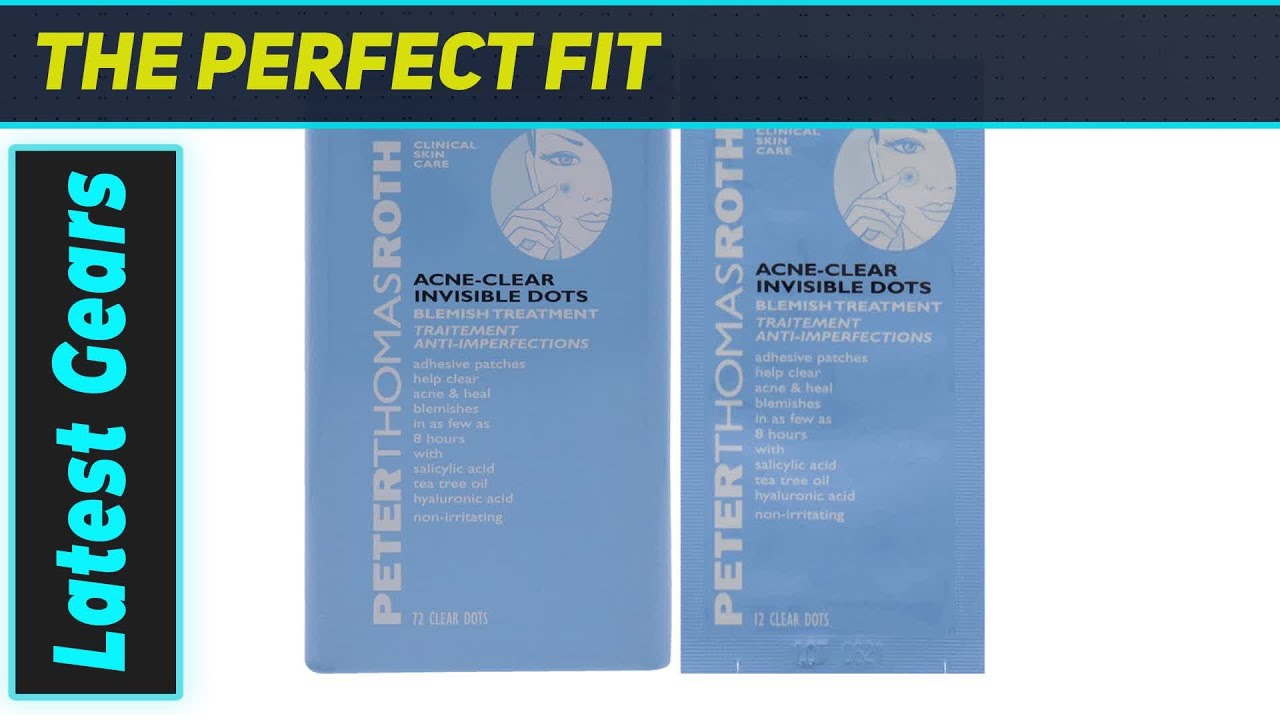 reviewPeter Thomas Roth Acne-Clear Invisible Dots: AMAZING Acne Patches ...