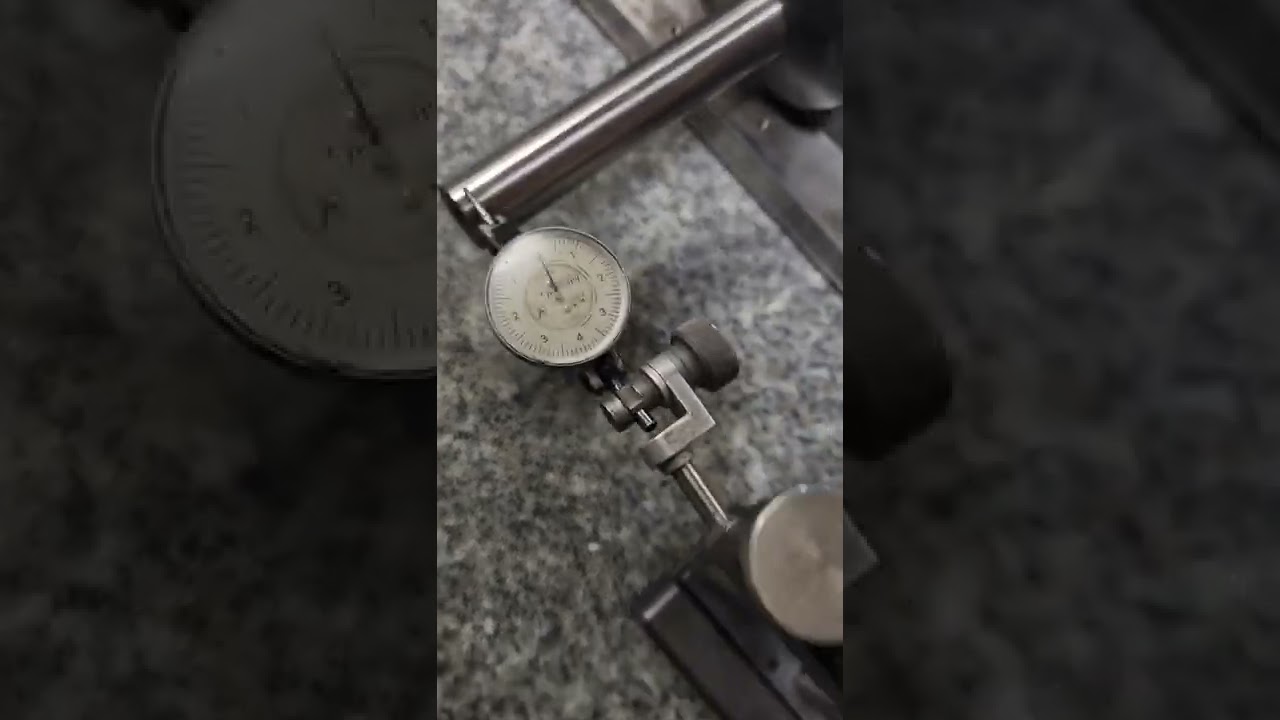 Checking squareness of the ground surface to the scraped surface. - YouTube