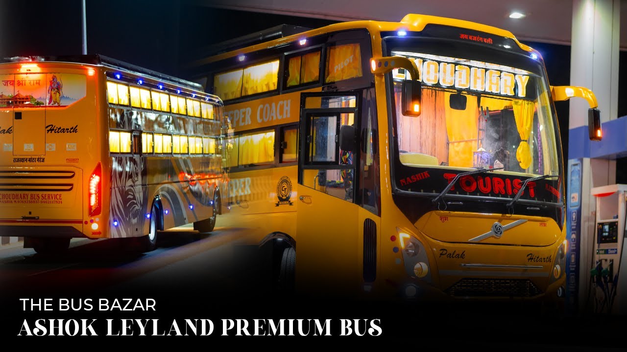 NEW 2x2 A/C Sleeper bus Built on Ashok Leyland Chassis | #thebusbazar ...