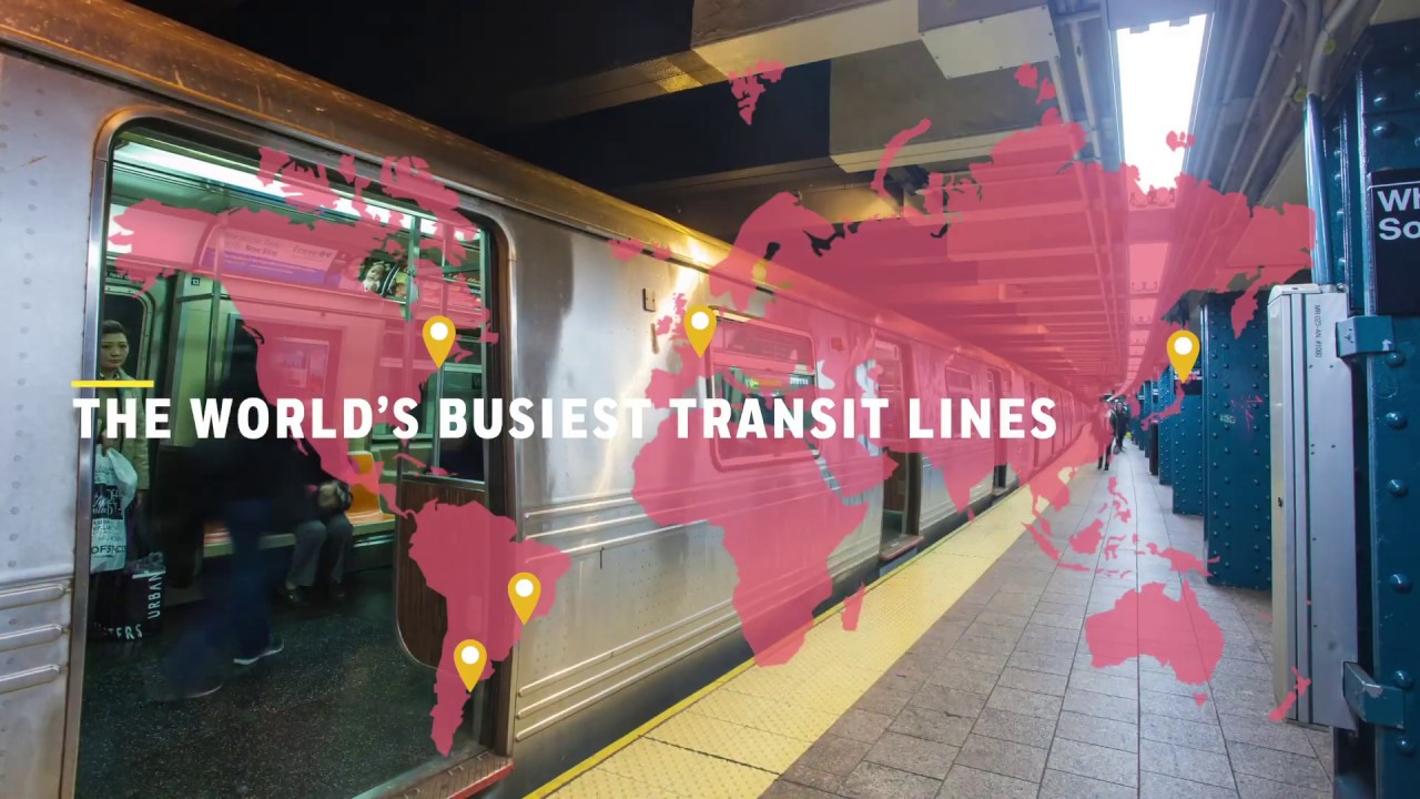 These Are the World's Busiest Transit Lines - YouTube