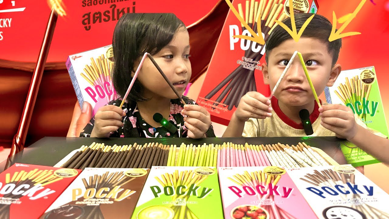 MAKAN SEMUA JENIS POCKY DI DUNIA - YouTube
