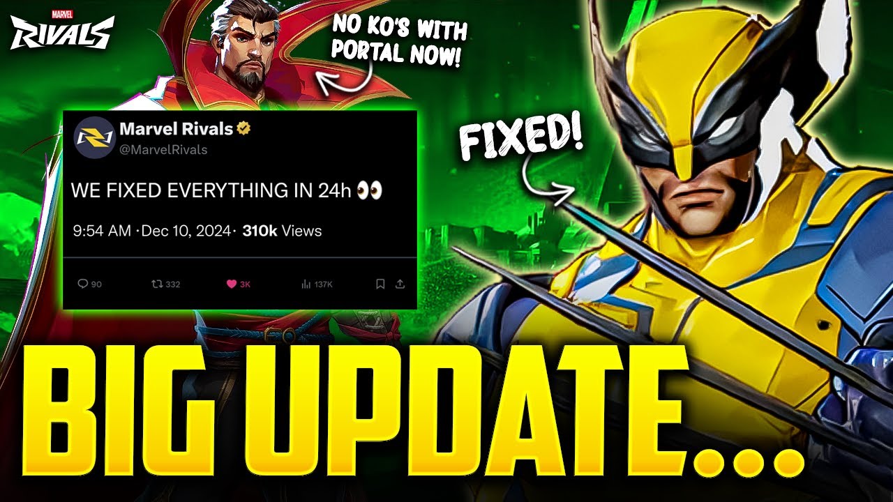 Marvel Rivals Devs Just Revealed HUGE NEW PATCH... (Winter Event, Shop ...