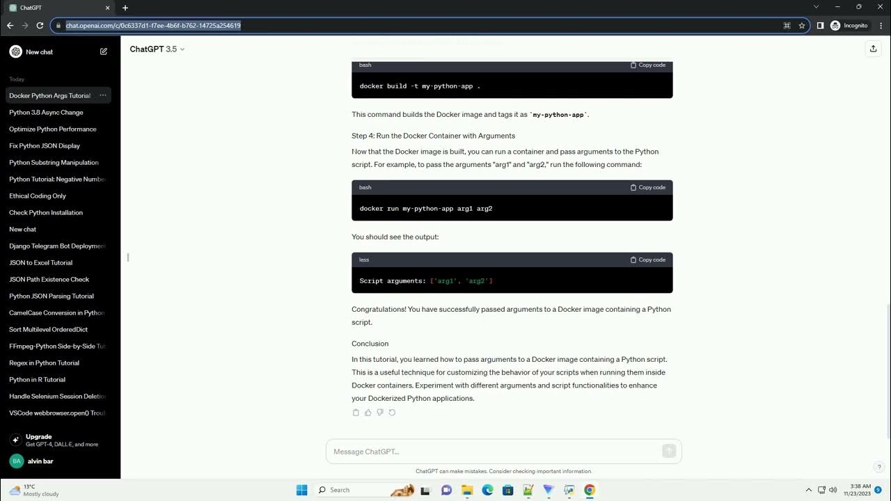 How To Pass Argument To Docker Image Having Python Script YouTube how-to-pass-argument-to-docker-image-having-python-script-youtube