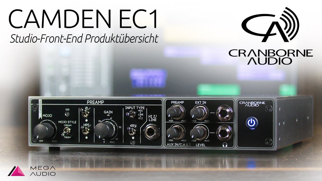 Cranborne Audio CAMDEN EC1 Studio-Front-End - YouTube