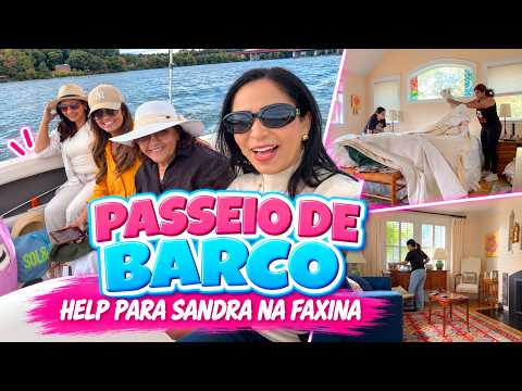 FAXINEIRA POR UM DIA NOS ESTADOS UNIDOS | PASSEAMOS DE BARCO