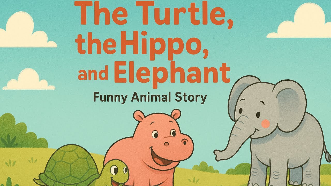 The Turtle, the Hippo and the Elephant - Funny Animal Story 🔥 - YouTube