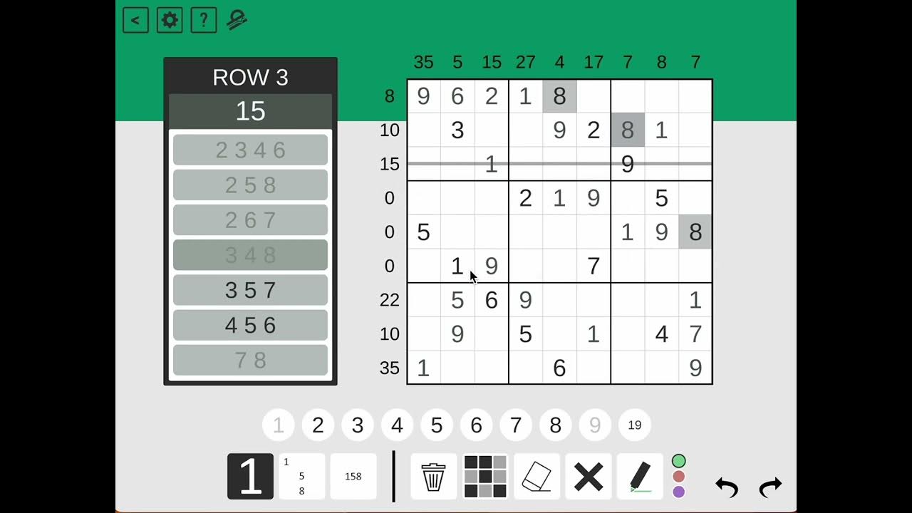 ASMR Logic ~ Sandwich Sudoku ~ Level 1 - YouTube