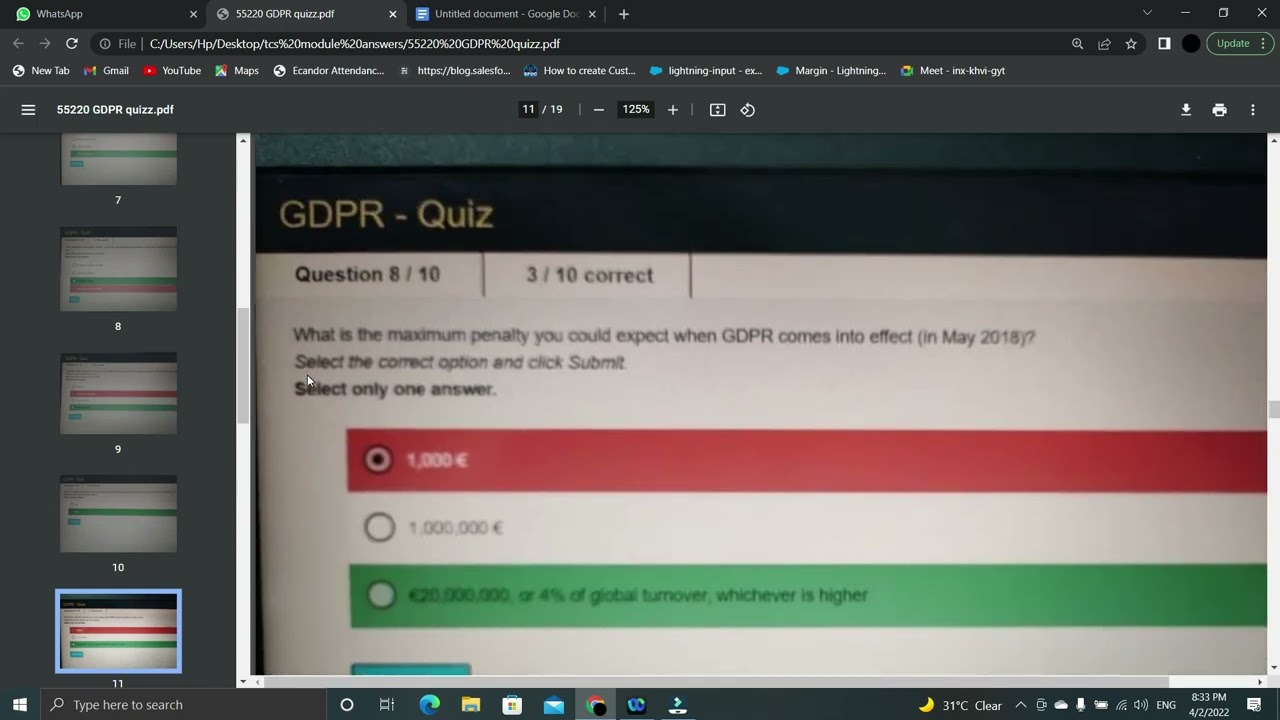 55220:GDPR QUIZ - YouTube
