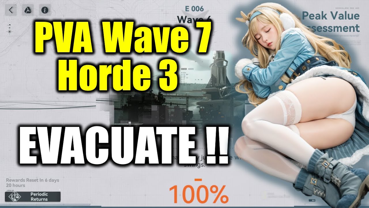 Peak Value Assessment【Wave7 Horde3】29K CP F2P TEAM FULL CLEAR【Girls' Frontline 2: Exilium】 - YouTube
