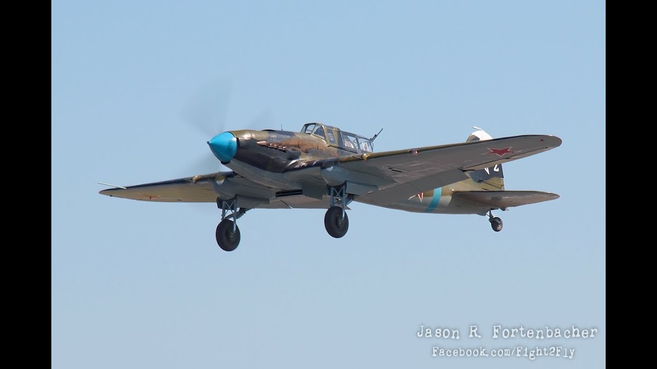 IL-2M3 Sturmovik - First Flight in United States - Flying Heritage ...