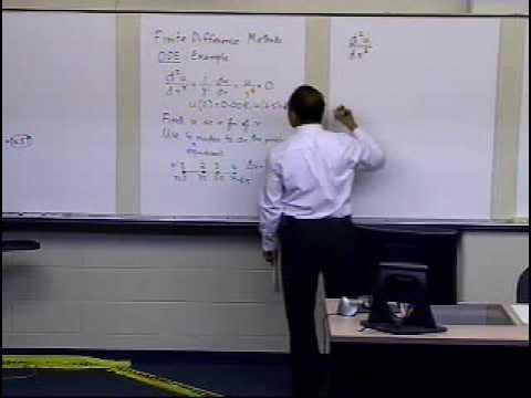 Chapter 08.07: Lesson: Finite Difference Method for Solving ODEs: Example: Part 1 of 2 - YouTube