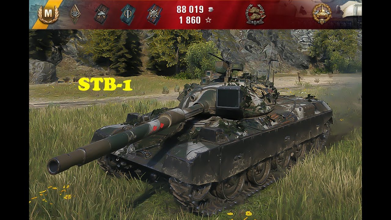 STB-1 - World of Tanks UZ Gaming - YouTube