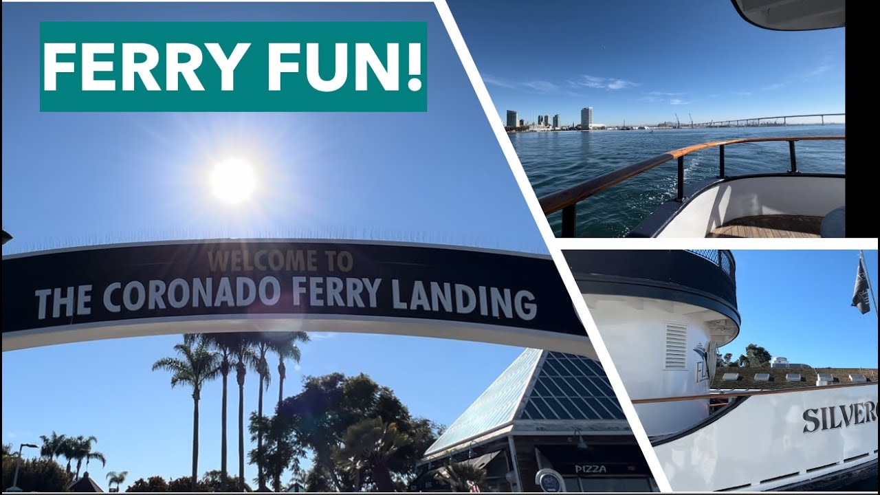 The Coronado Ferry - San Diego to Coronado, CA - YouTube