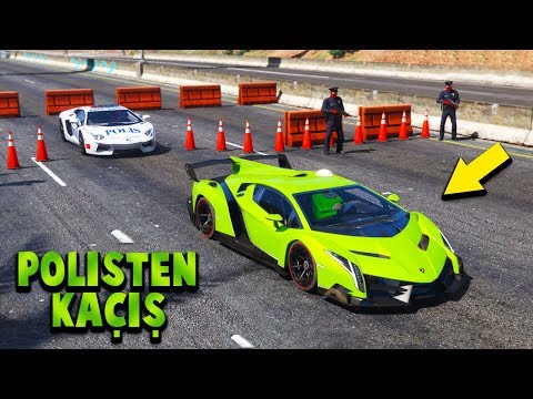 Lamborghini Ailesi Arabalar Polis Arabasından Kaçıyor - GTA 5