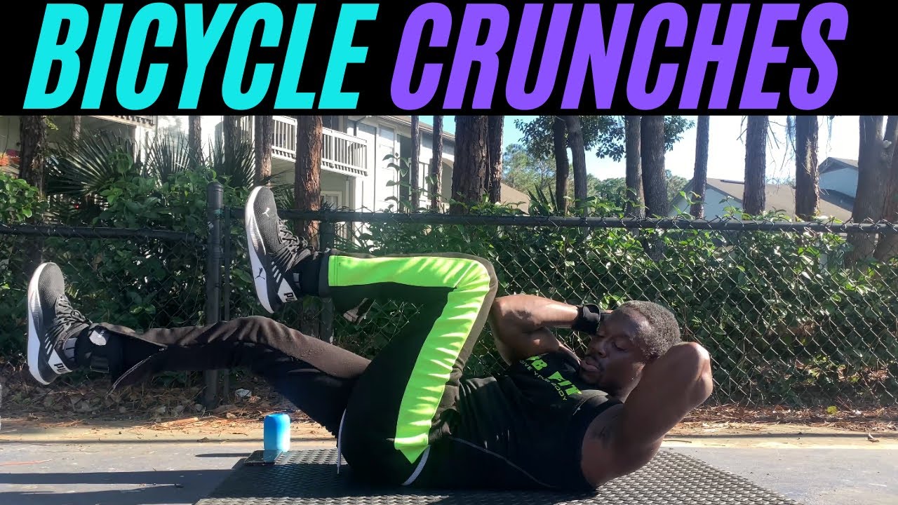 HOW TO DO BICYCLE CRUNCHES FOR BEGINNERS - YouTube
