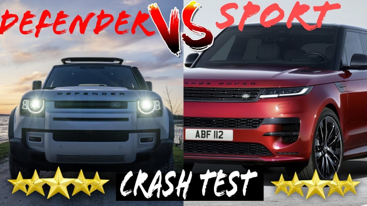 LAND ROVER DEFENDER VS LAND ROVER RANGE ROVER SPORT|| CRASH TEST - YouTube
