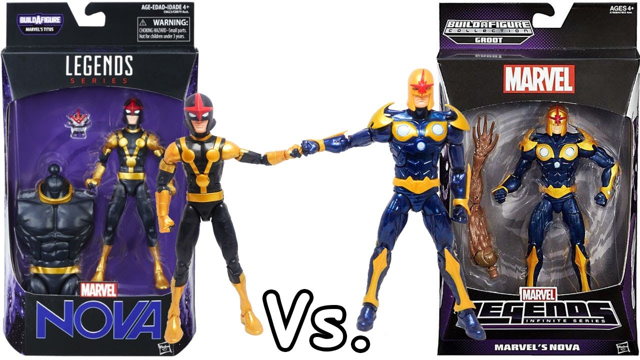 Nova Vs Nova Marvel Legends - YouTube
