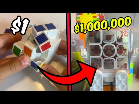 $1 Rubik’s cube vs $1,000,000 Rubik’s cube… - YouTube