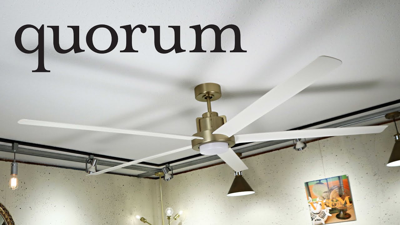 Quorum Revel Ceiling Fan - YouTube