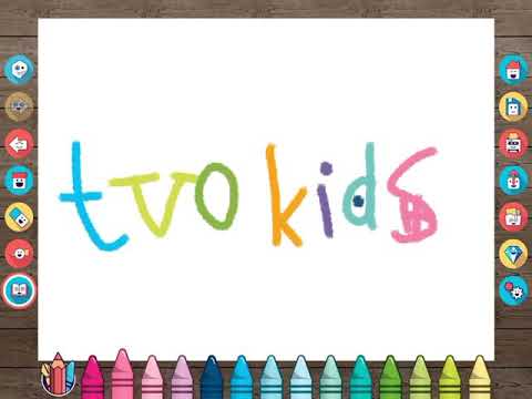 My tvokids logo on drawing desk - YouTube