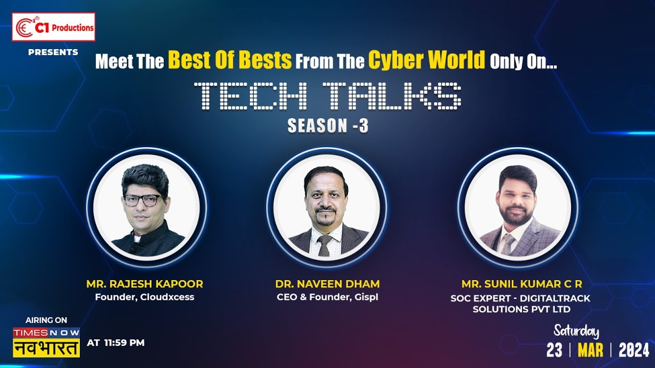 Mr. Sunil Kumar C R on Tech Talks I Season - 03 | Ep - 05 - YouTube