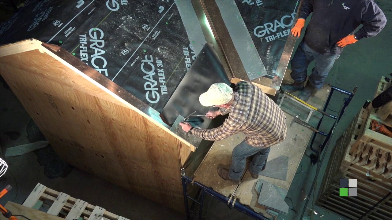 Part 4 - Valley Course - Greenstone Slate / SlateTec slate roof ...