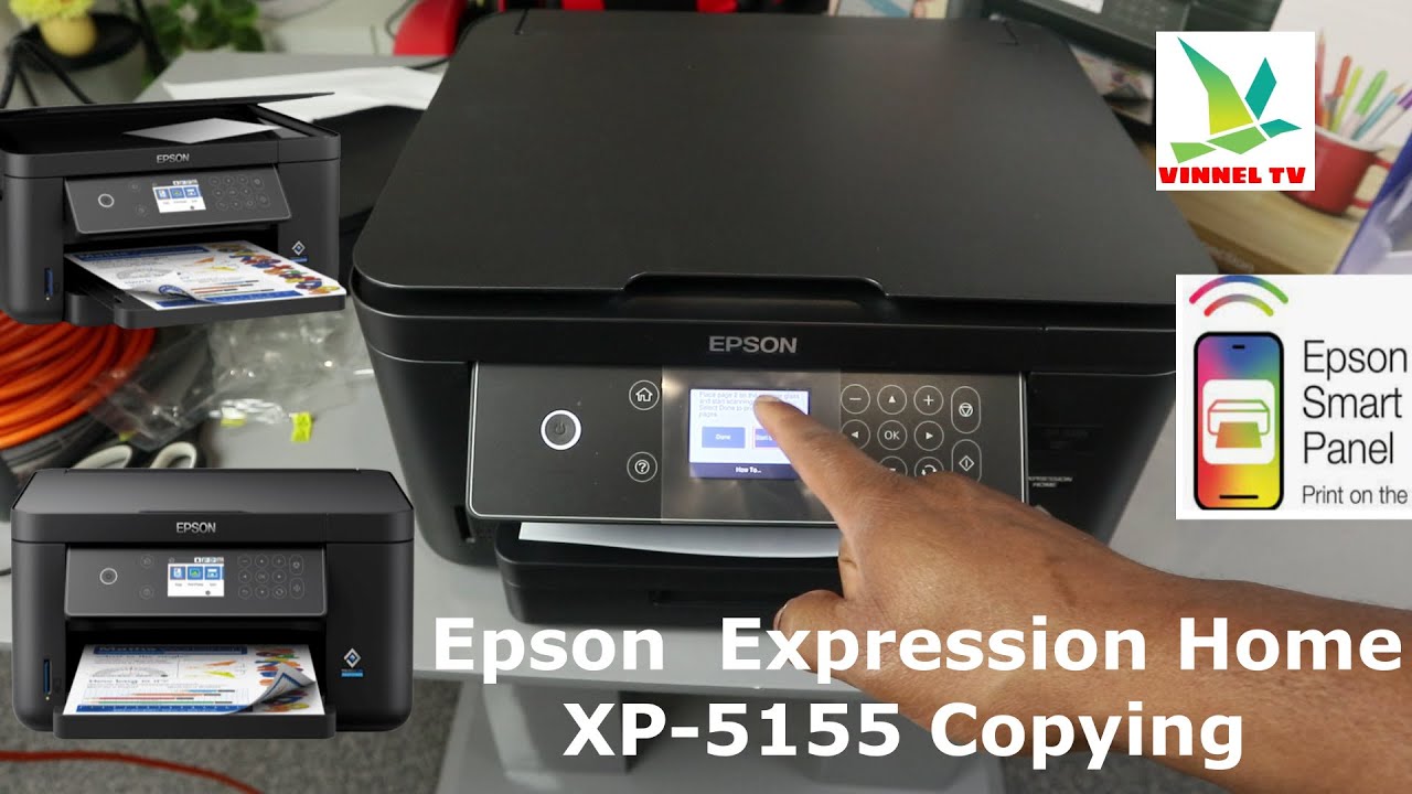 How to Copy Your Document on Epson XP- 5155 Printer and Copying via ...
