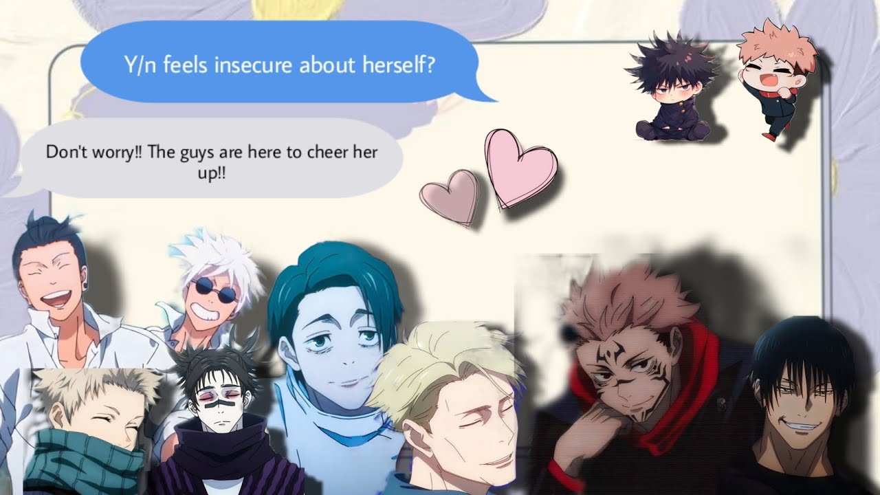 Y/n get's insecure... Don't worry!! The guys are here to cheer her up ...