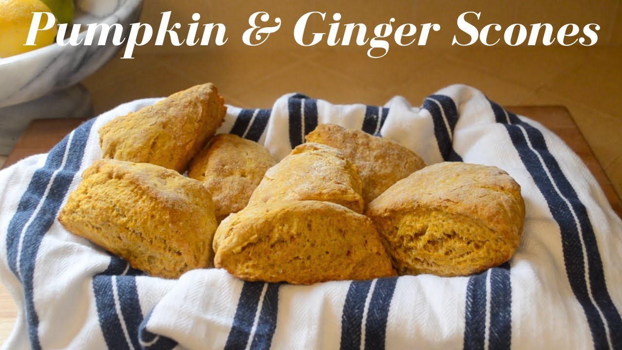 Pumpkin & Ginger Scones I Quick & Easy Scones Recipe I The Substitute ...
