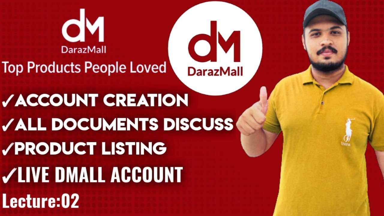 Daraz Dmall Free Course 2023 | Dmall Acount Creation | Daraz Free Course In Urdu 2023 | lec No 2 ...