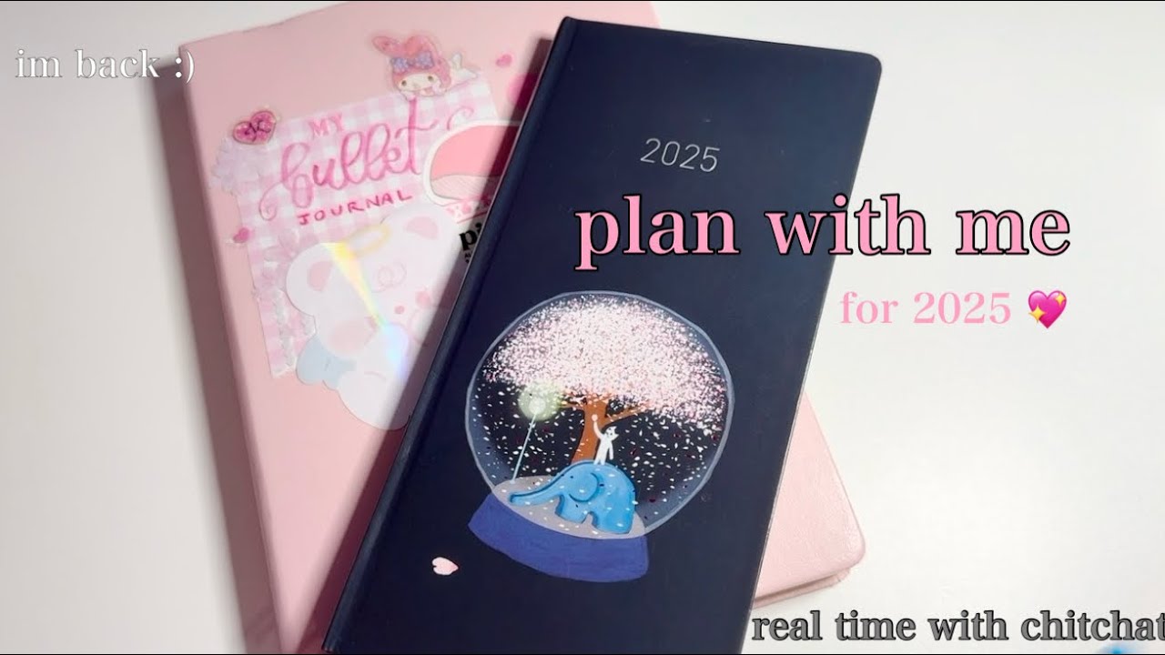 Plan with me for 2025 ft lots of yapping about kpop 💖🎀🌸 - YouTube