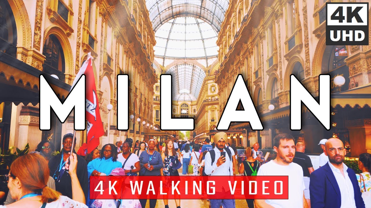 MILAN, ITALY 🇮🇹 Immersive Walking Tour [4K/60fps, 3D Binaural Sound ...