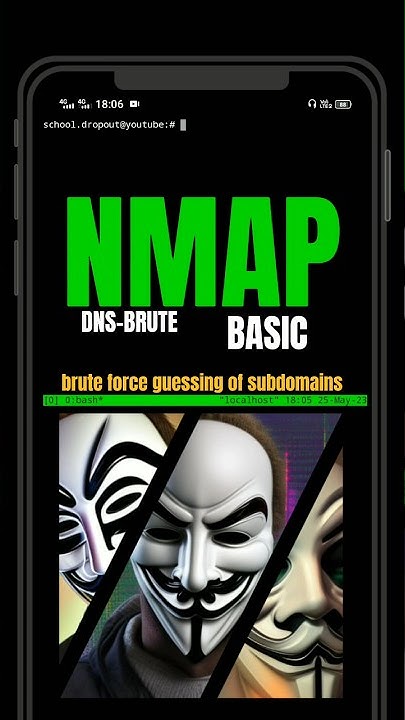 NMAP Basic - Brute Force Guessing of Subdomains [ nmap dns-brute ] #nmap #metasploit # ...