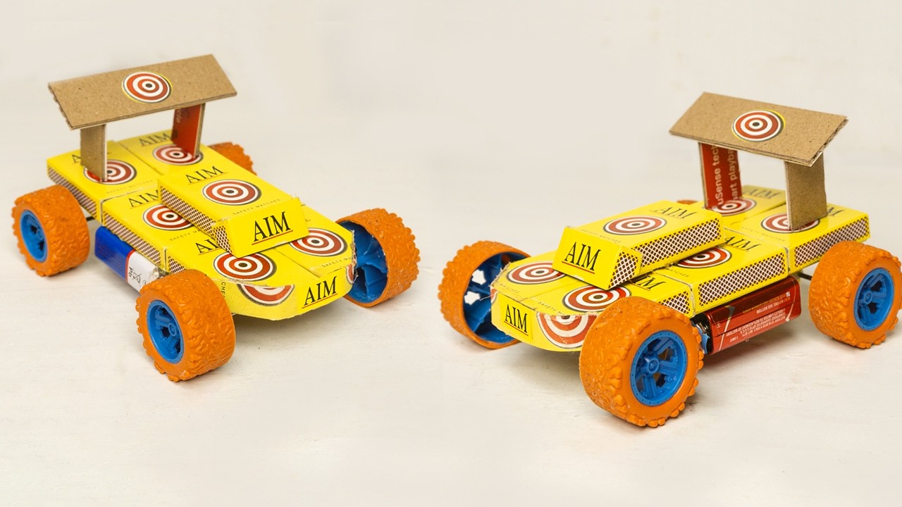 How to make creative car from Matchbox at Home | Matchbox racing car ...